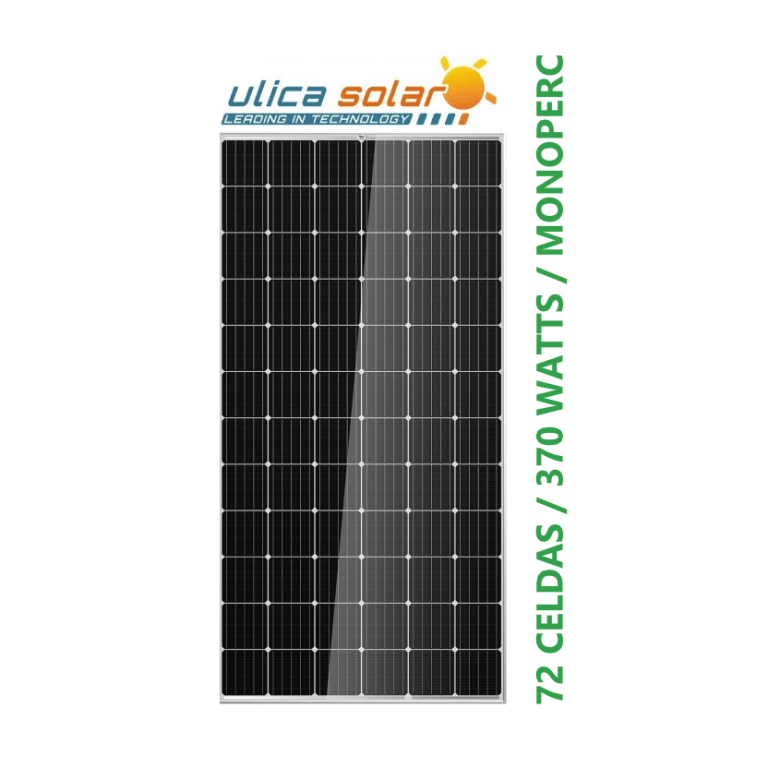 Panel Solar 370 Watts Ulica Solar Monoperc - Solartex Chile
