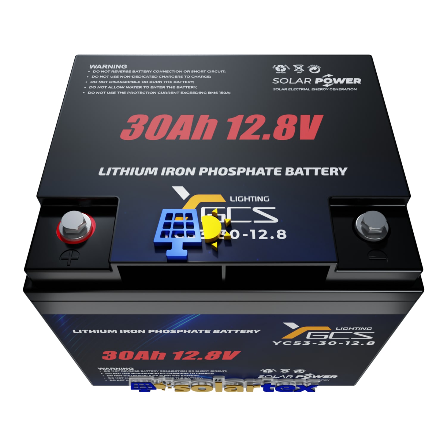 Batería de Litio 30Ah 12.8V GCS - Solartex Chile